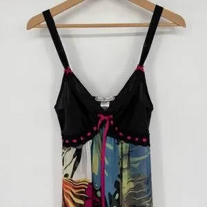 Linnea Donatella | Dresses | Linnea Donatella Maxi Slip Dress M Sheer ...